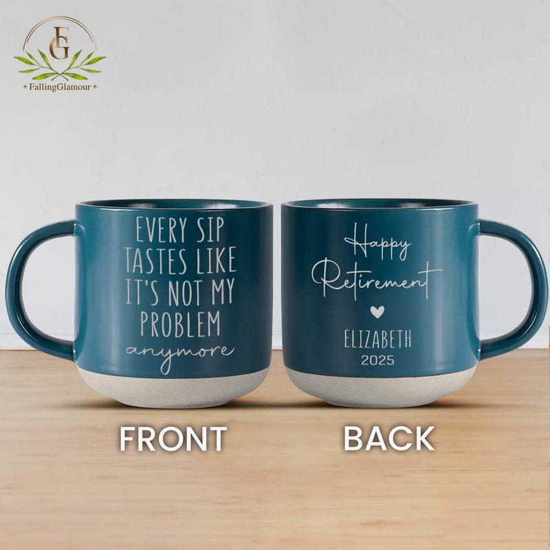 Retirement Mug - Etsy