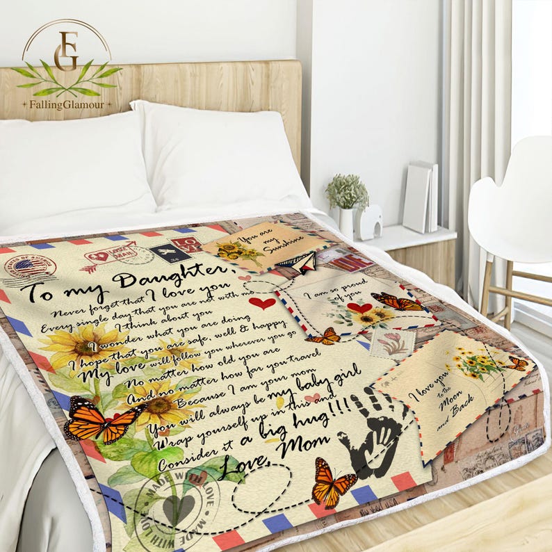 Personalized Name Blanket for Your Daughter, to My Daughter Throw ...