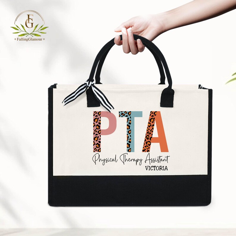 Physical Therapist Tote Bag, Physical Therapy Assistant Tote Bag, PT ...