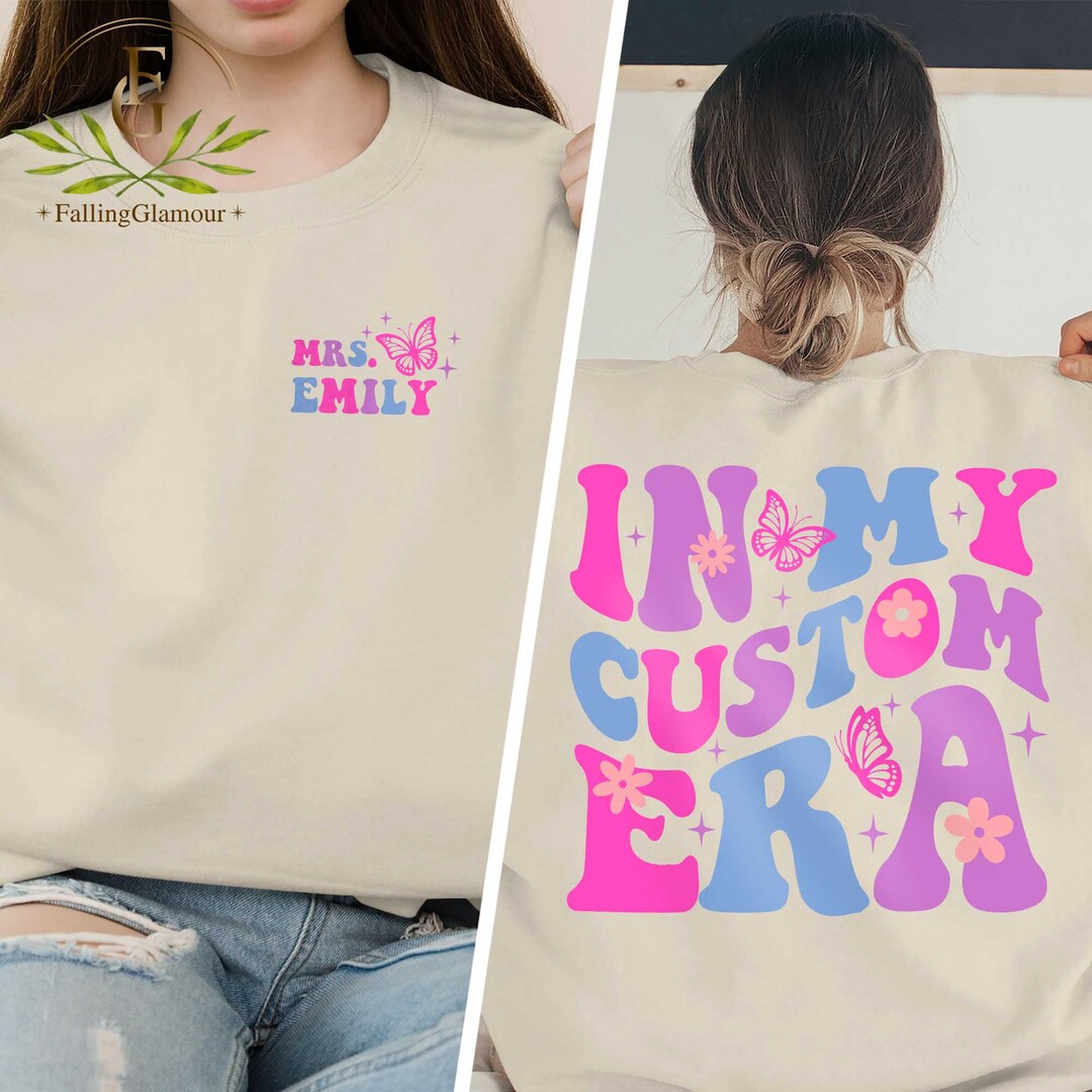 In My Era Custom Shirt, Personalized Era Sweatshirt, Gift for Fan Girl ...