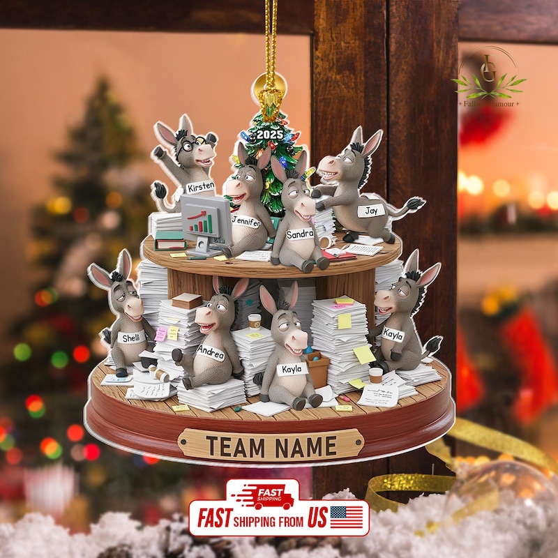 Boss Donkey Ornament - Etsy