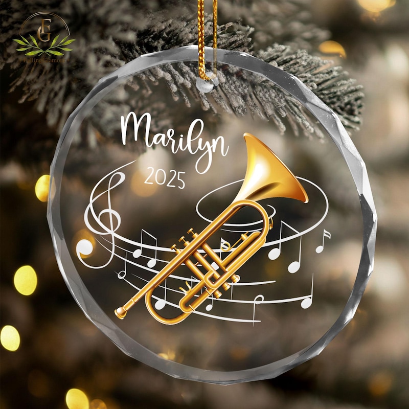 Trumpet Ornament - Etsy