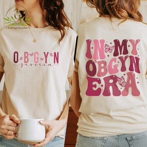 Personalized OBGYN Sweatshirt, Custom OBGYN Nurse Shirt, Obstetrics and ...
