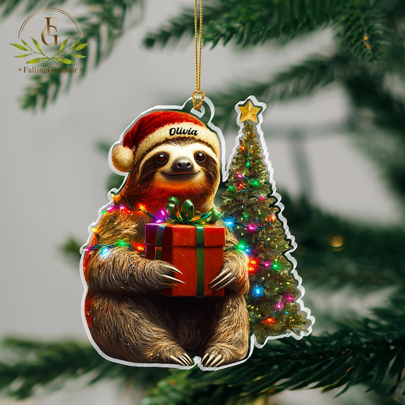 Sloth Christmas - Etsy
