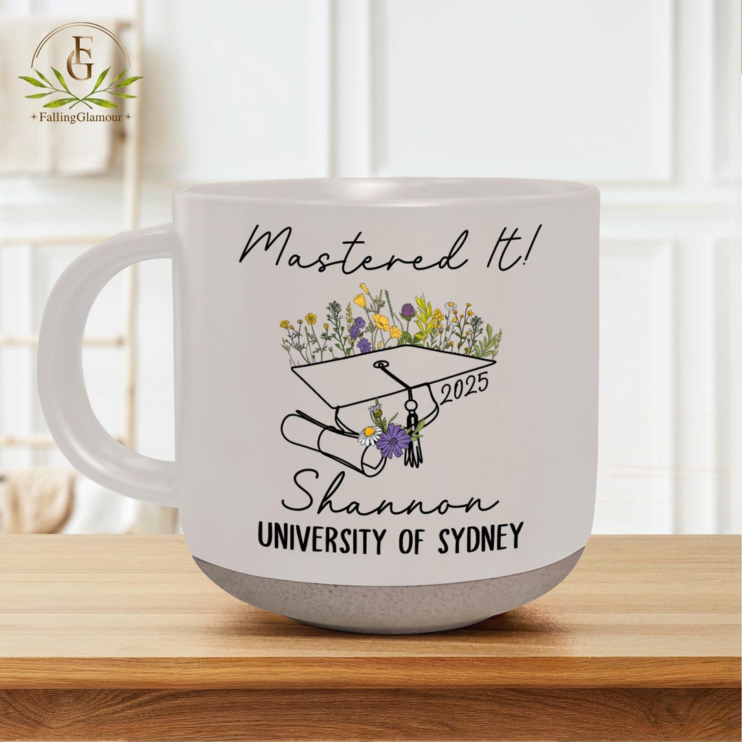 Mastered It Mug, Graduation Gift, Master Degree Mug, Personalized ...