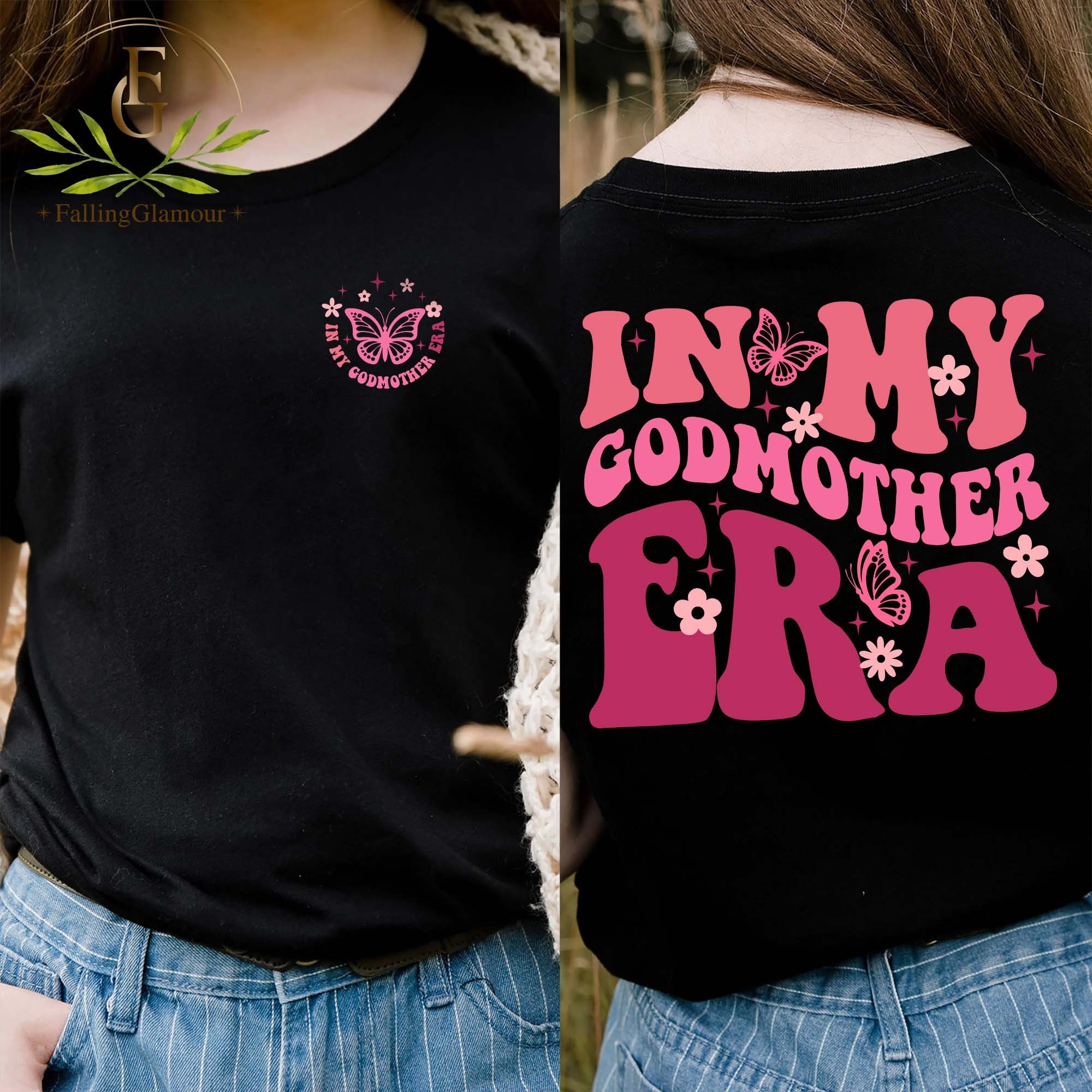 In Godmother Era Shirt, Godmother Gift, God Mother Proposal, Godmom ...