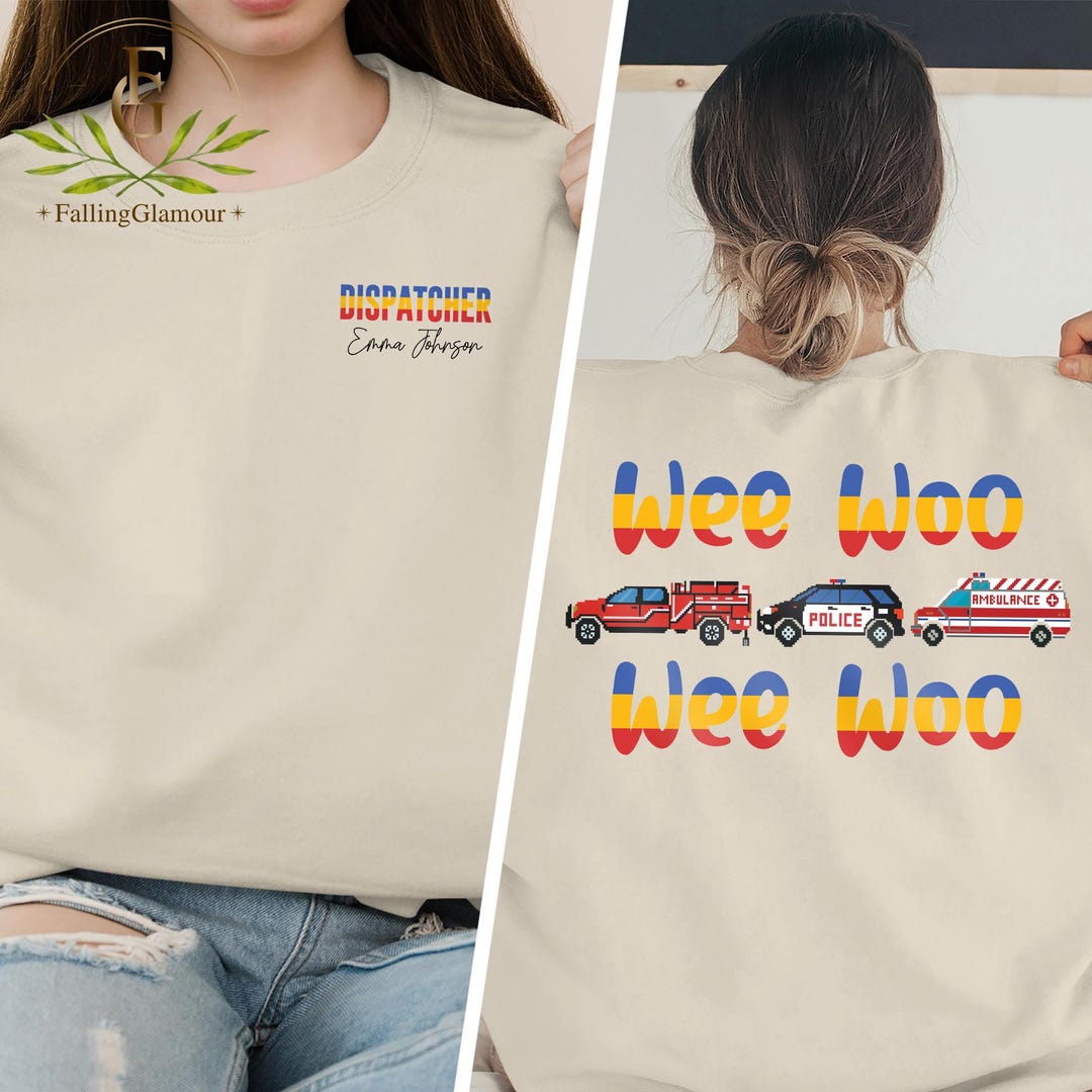 Custom Dispatcher Shirt, 911 Dispatcher Shirt, 911 Emergency Sweater ...