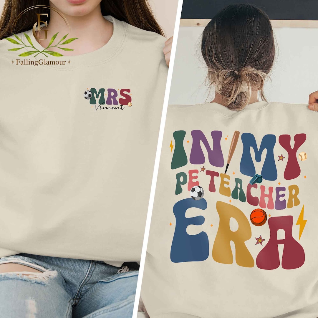 In My PE Teacher Era Shirt, Physicial Education Teacher Shirt, PE ...