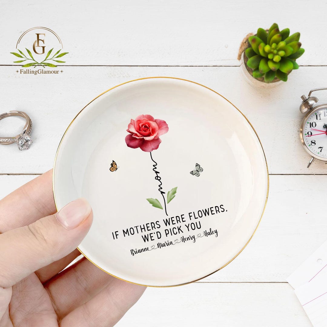 Personalized Flower Gift for Mom, Flower Mother Day Gifts, Gift for Mum ...