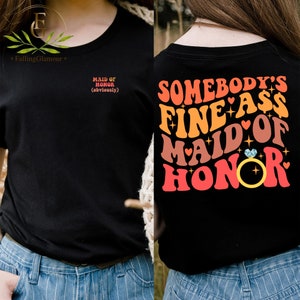 Maid of Honor Sweatshirt, MOH Shirt, Bridesmaid Sweatshirt, Maid of ...