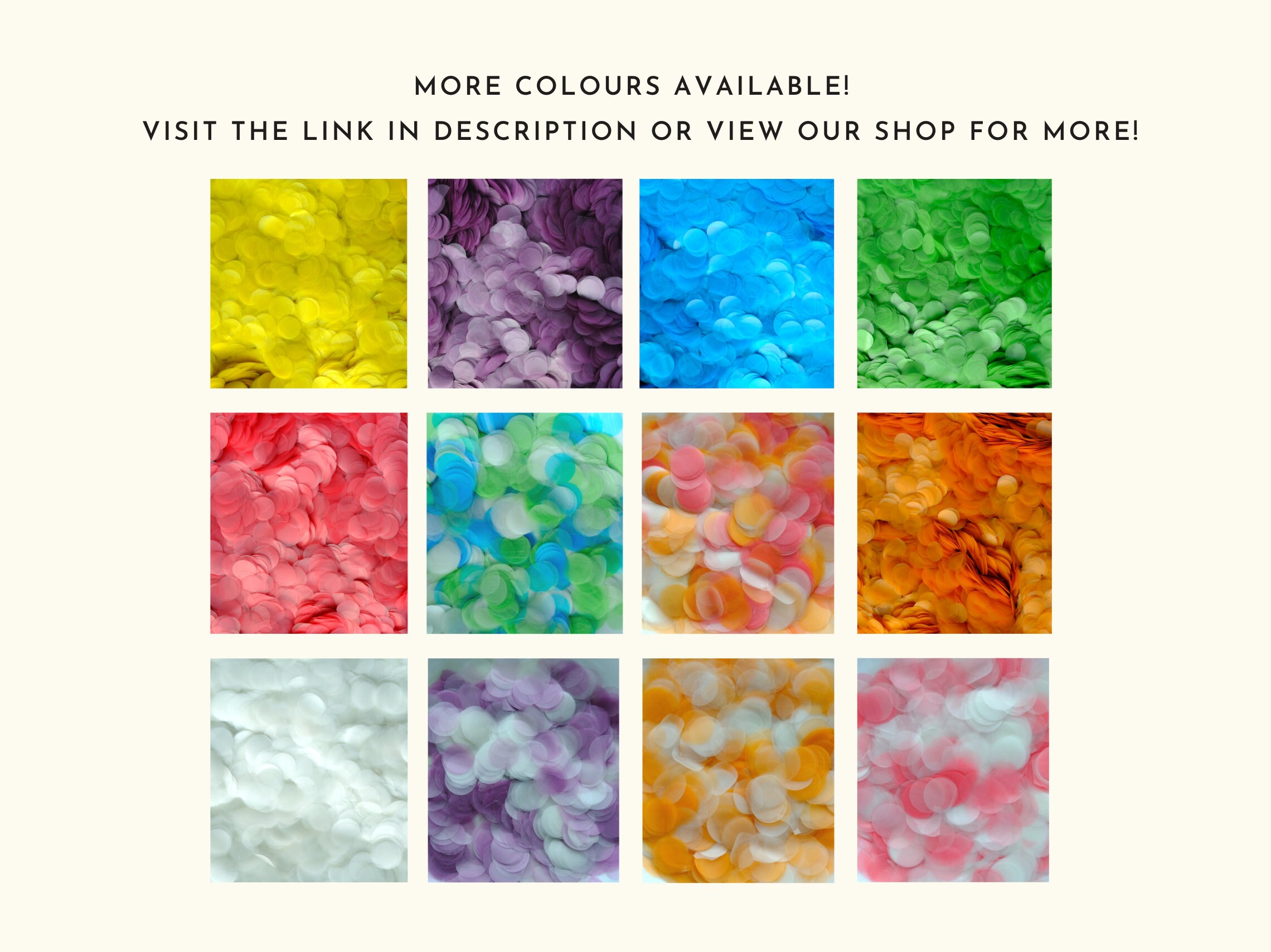 White Confetti & Cone Bundle Water Soluble Biodegradable - Etsy