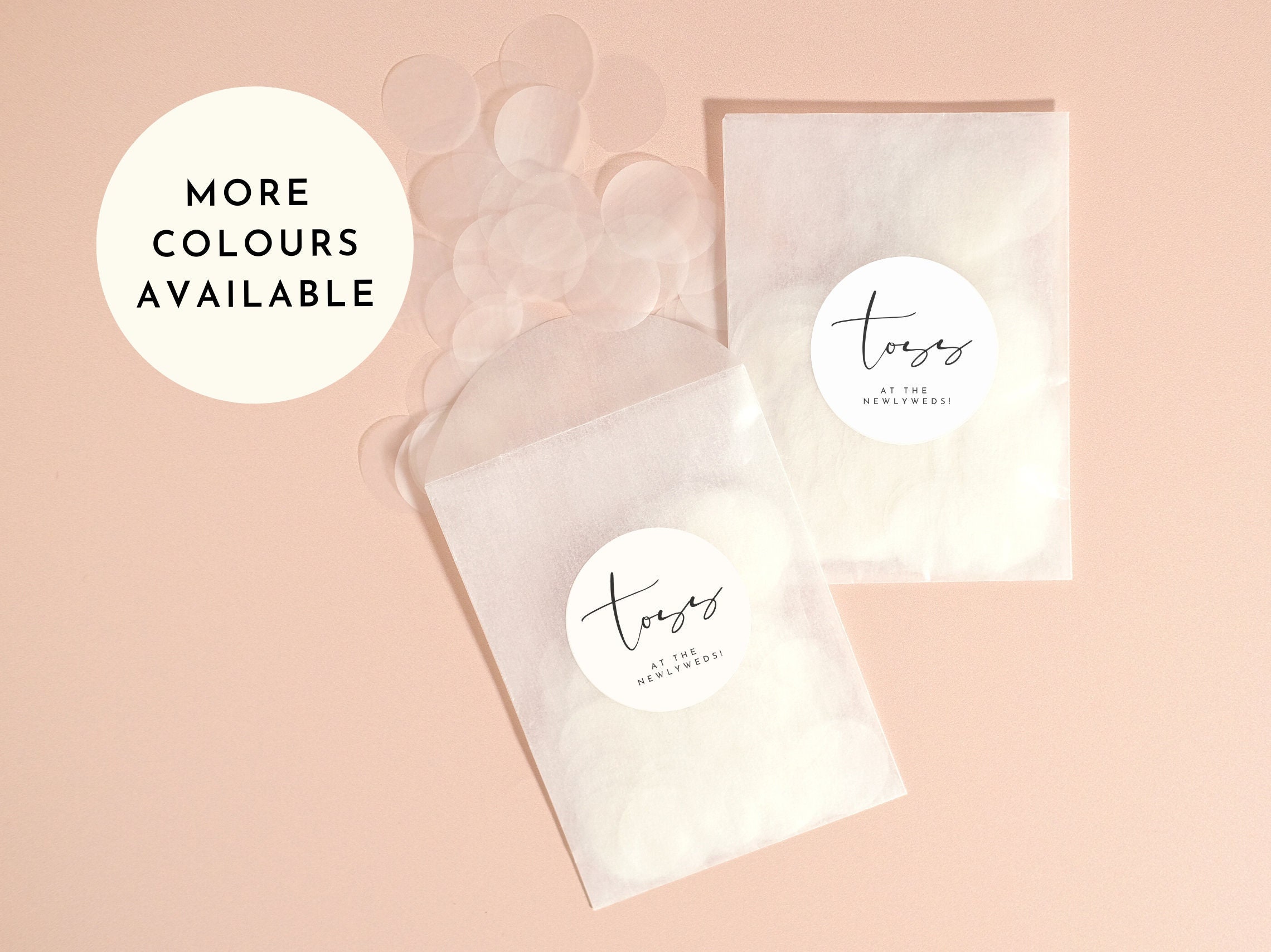 Biodegradable Confetti Bags for Weddings Rice Paper Water Soluble ...