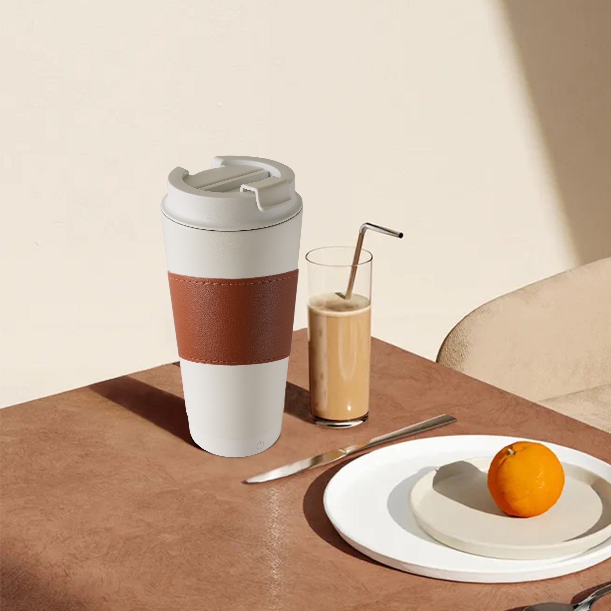 DULO 350ml Smart Electric Coffee Mug Warmer Heater Travel App Custom ...