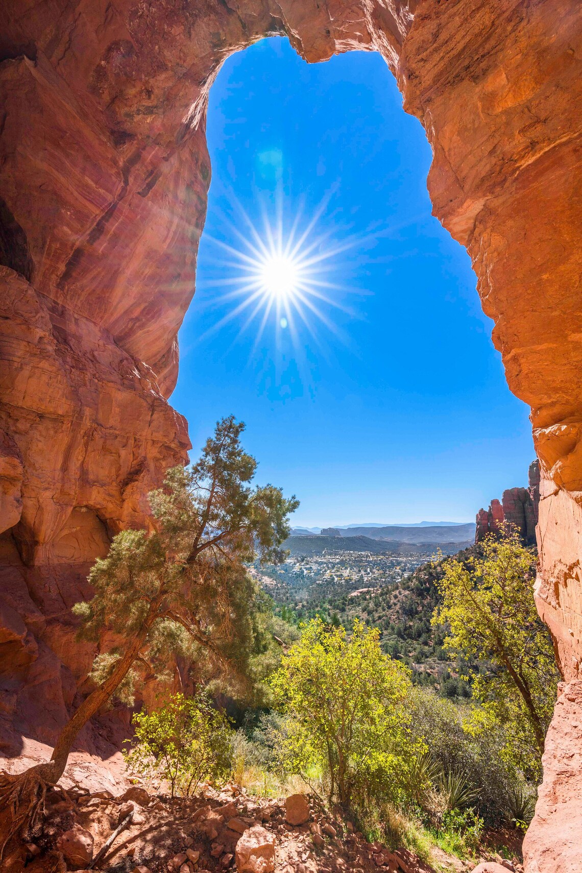 Keyhole Cave in Sedona Arizona beautiful High Quality Print - Etsy