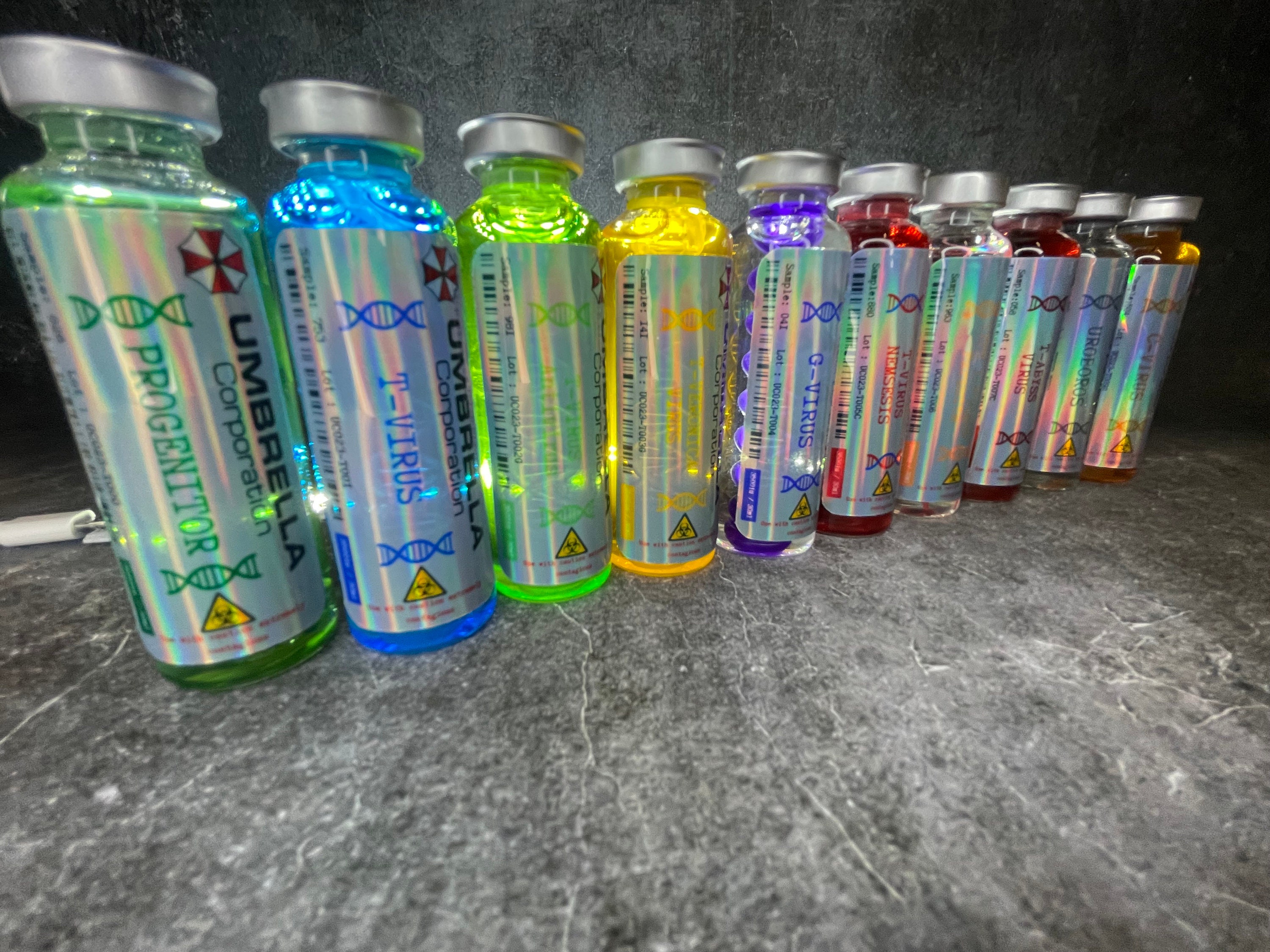 Display Stand for 3 Vials With LED Backlighting of the Logo - Etsy