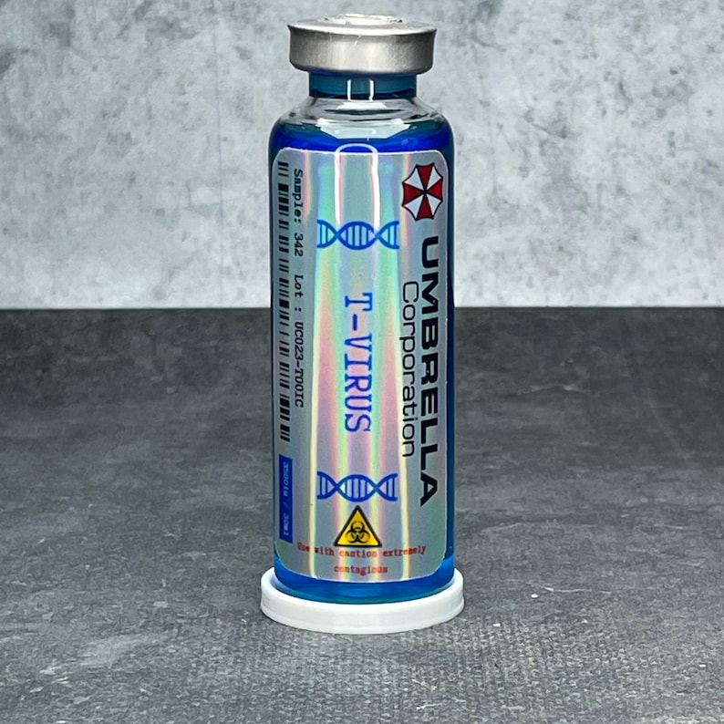 Fiole Virus 01 T Virus Resident EVIL Représentation d'un - Etsy France