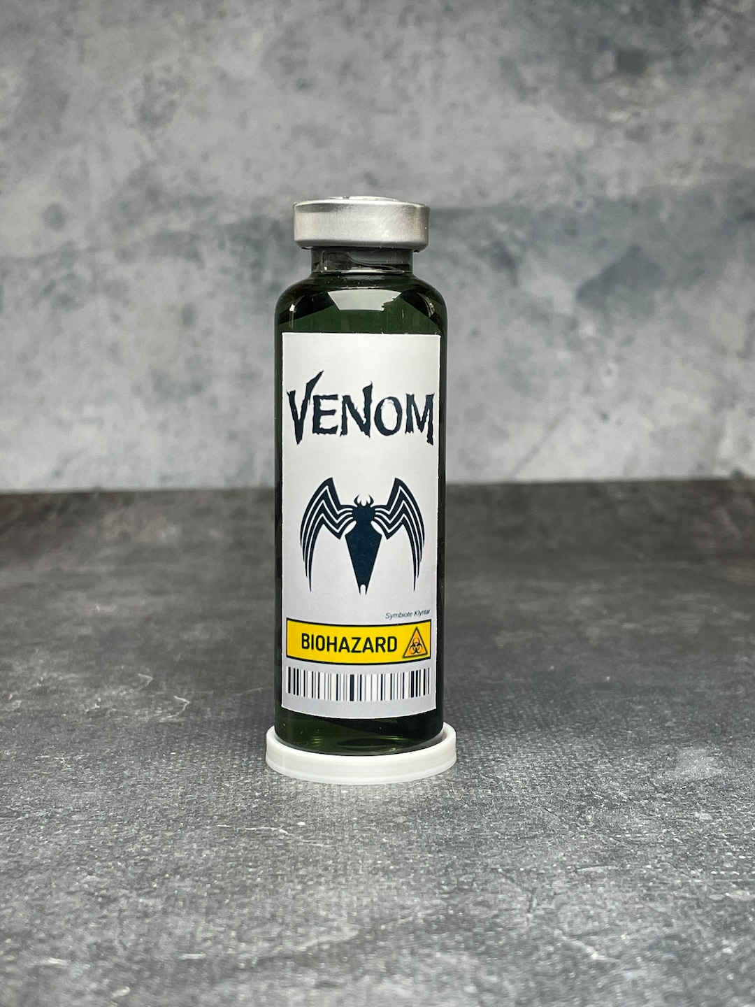 VENOM Inspired Vial Depicting the Venom Symbiote for Fan Art Cosplay ...