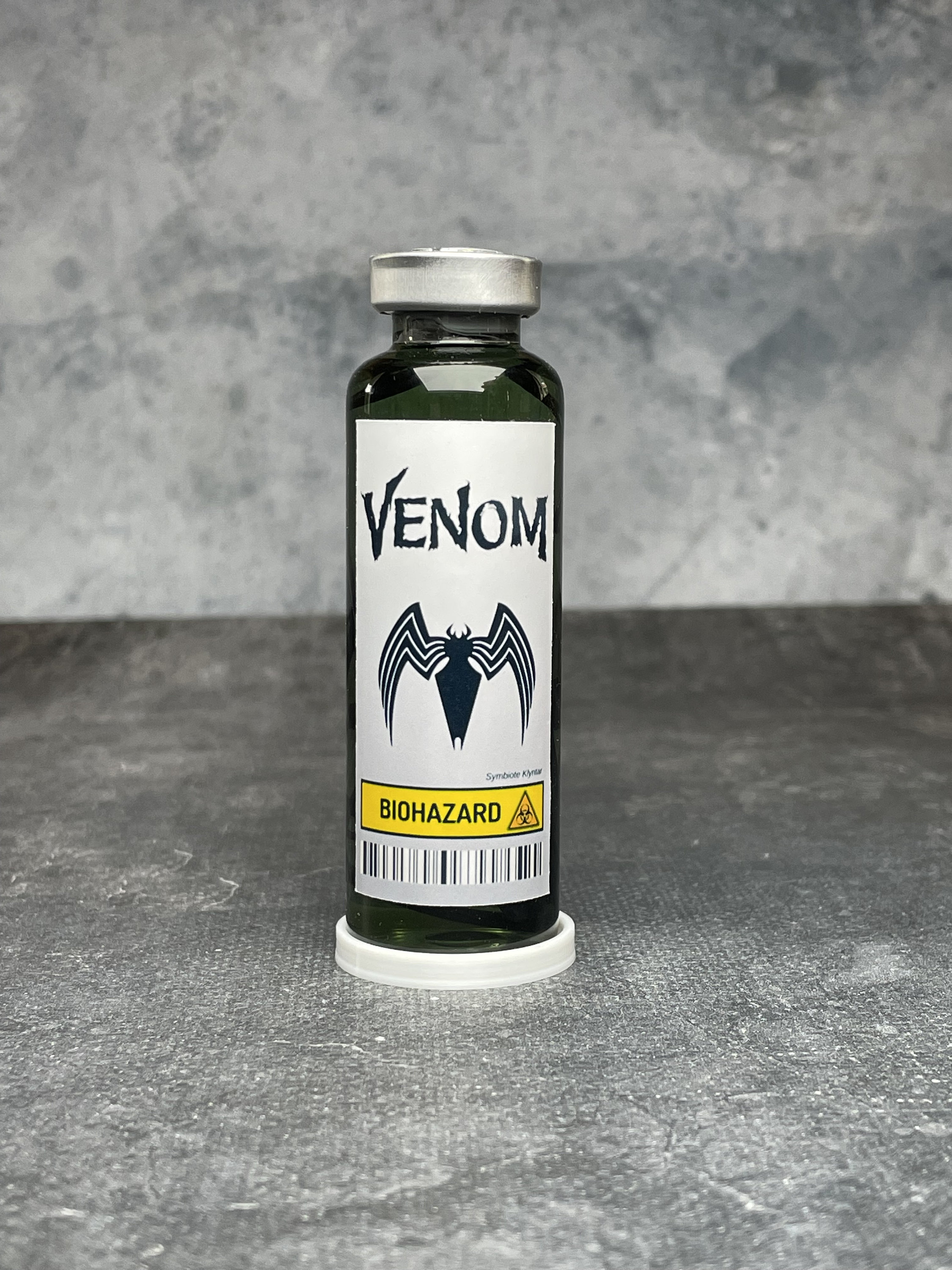 VENOM Inspired Vial Depicting the Venom Symbiote for Fan Art Cosplay ...
