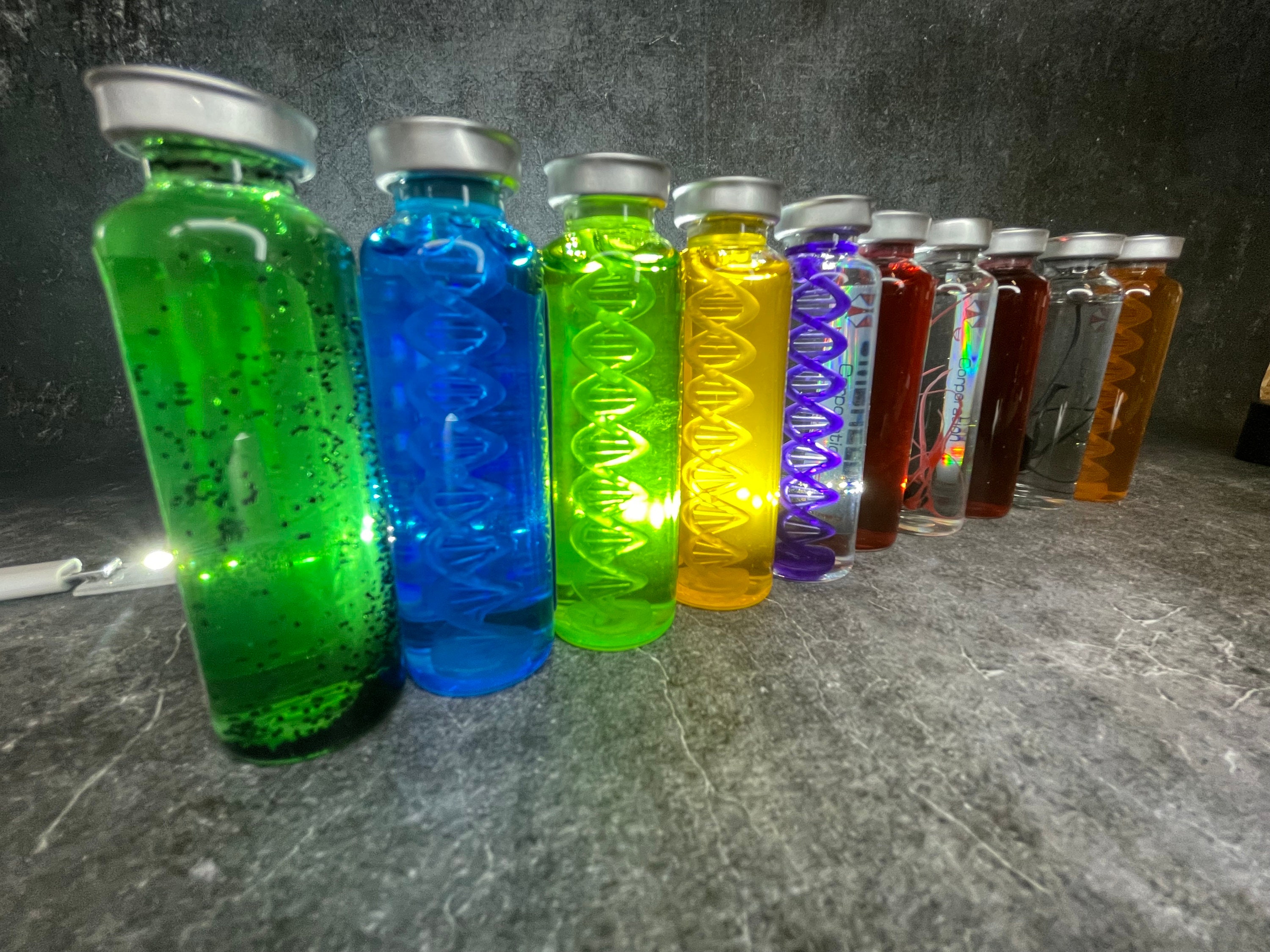 Display Stand for 3 Vials With LED Backlighting of the Logo - Etsy