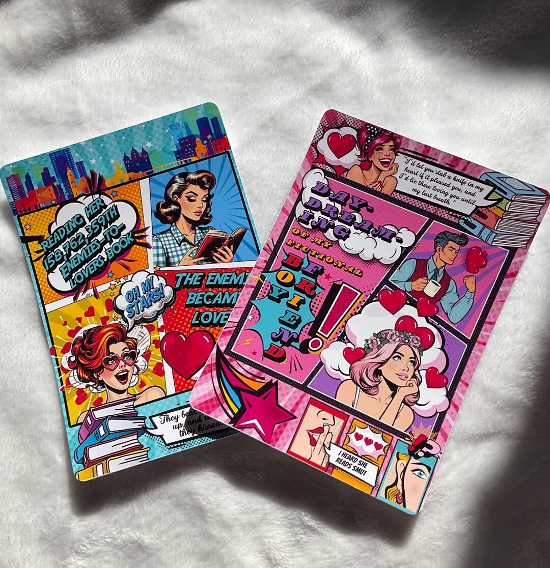 Bookish Comic Inserts - Etsy