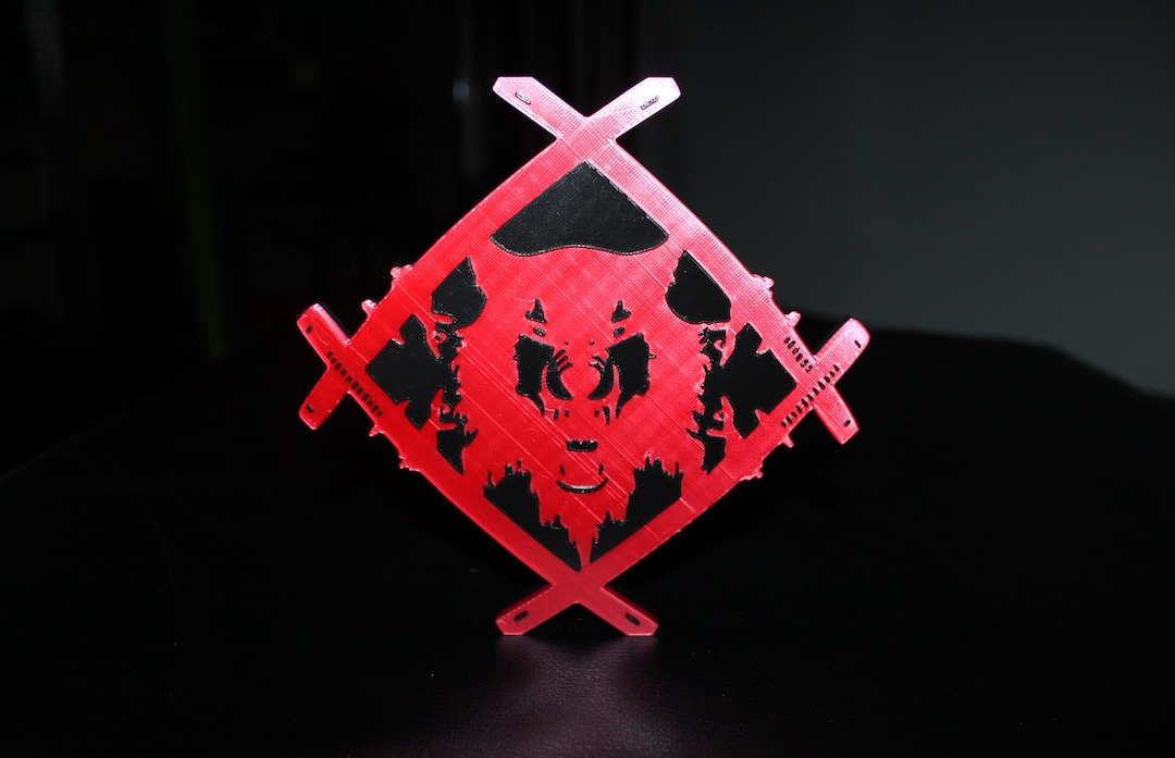 Hollow Squad, Xavier Wulf 3D Printed Logo Art - Etsy
