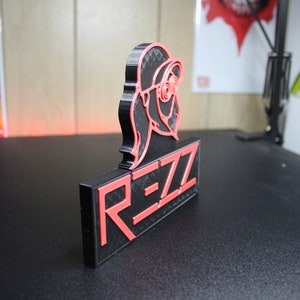 Rezz 3D Printed Logo Art - Etsy