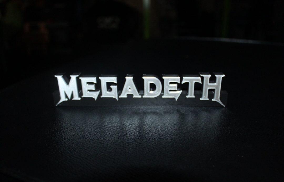 Megadeth 3D Printed Logo Art - Etsy