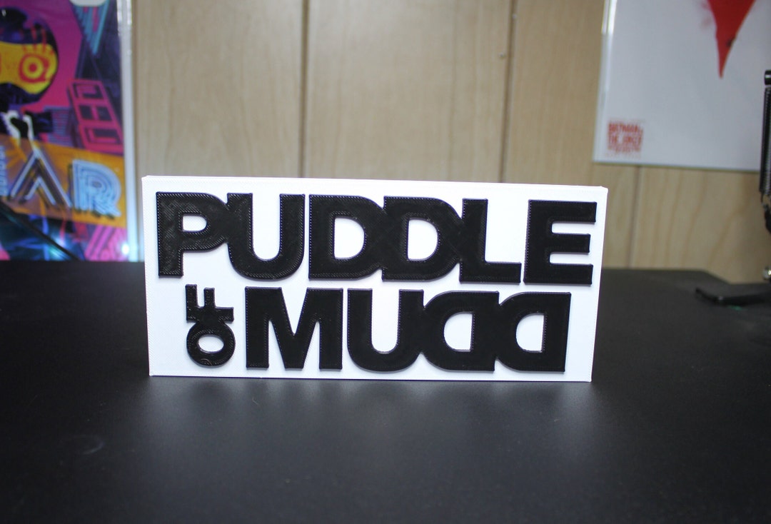 Puddle of Mudd 3D Printed Logo Art - Etsy
