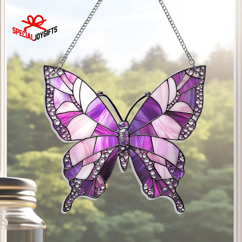 Butterfly Suncatcher - Etsy