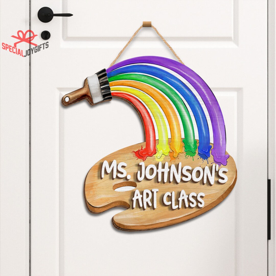 Art Teacher Door Sign, Art Class Sign, Gifts for Art Teachers, Art ...