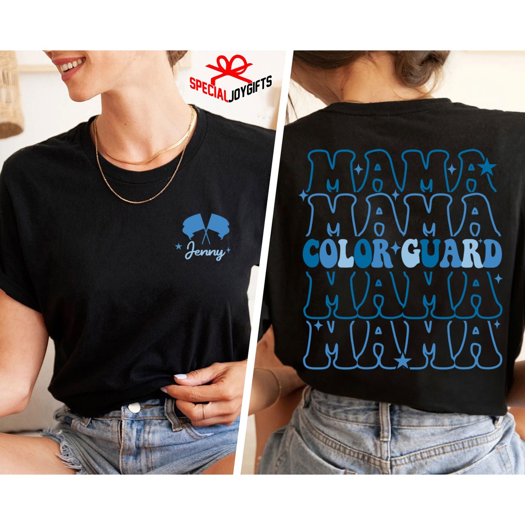 Personalized Color Guard Mom Shirt, Color Guard Mom Shirt, Personalized ...