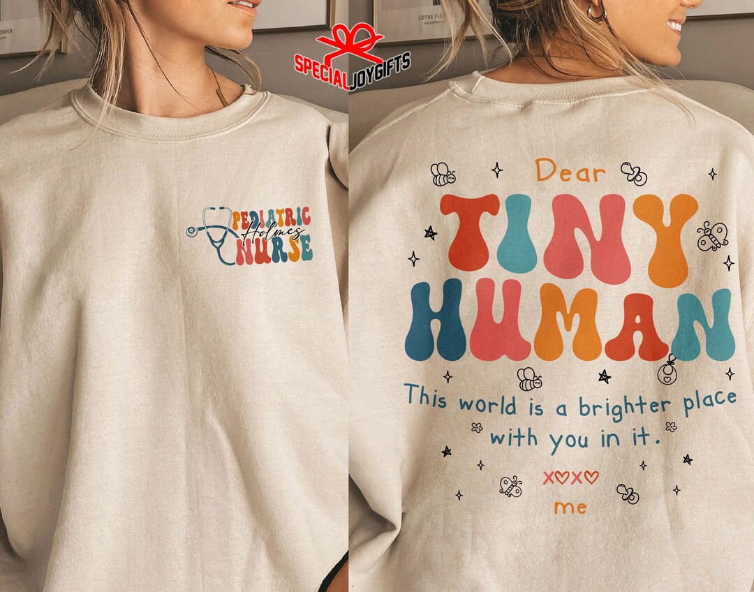 Pediatric Nurse Shirt Dear Tiny Human Shirt Personalized - Etsy