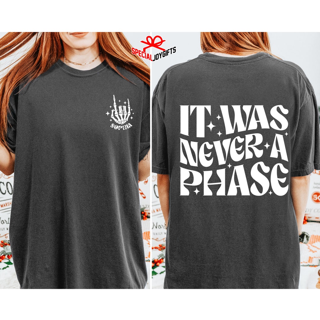Personalized Mom Shirt, It Was Never A Phase, Mama Shirt, Trendy Mom ...