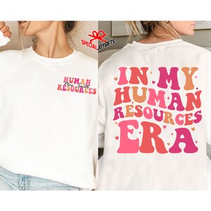 Human Resources Shirt, in My Human Resources Era Shirt, Custom HR Shirt ...