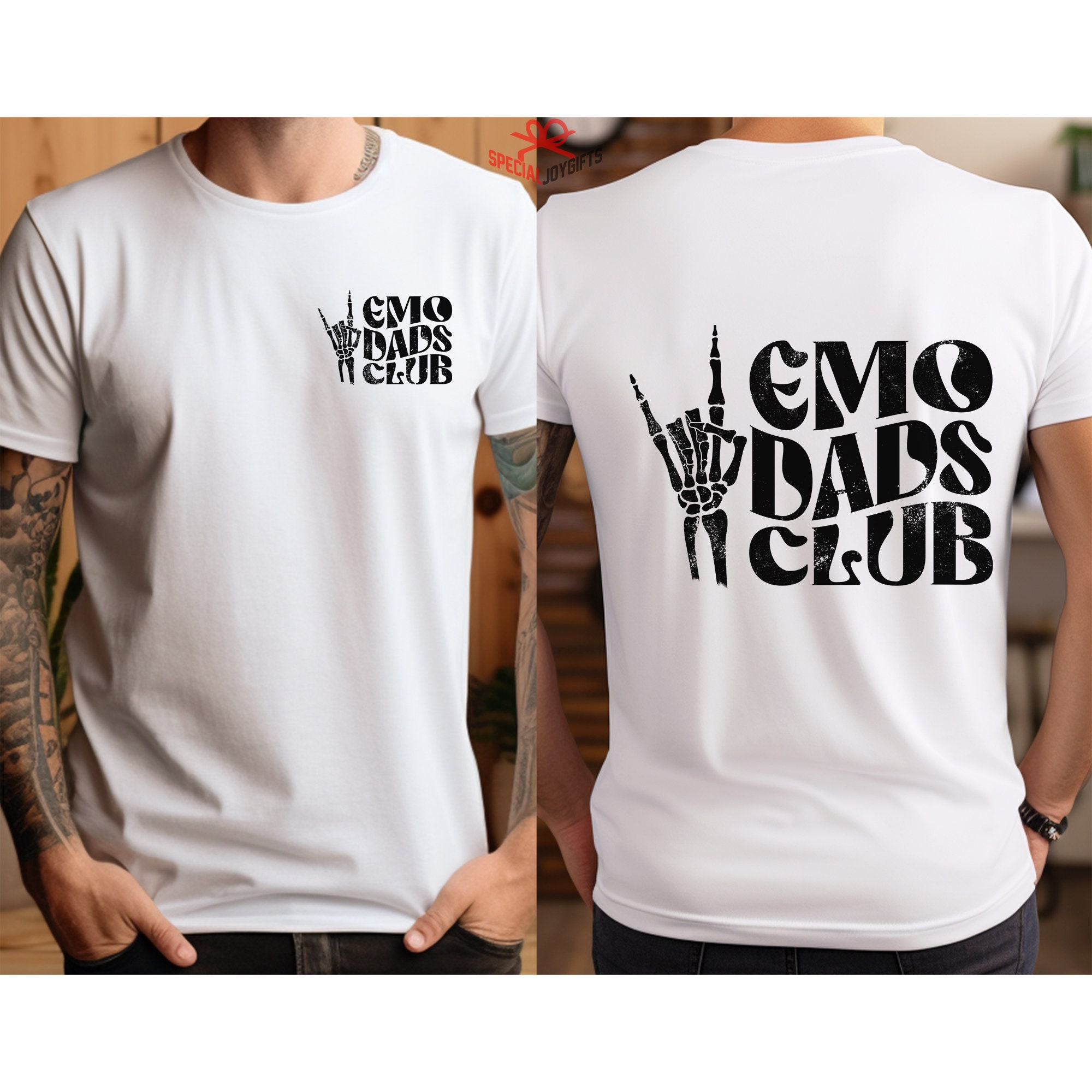 Emo Dads Club Comfort Color Shirt, Cool Dads Club, Emo Dad Tshirt ...