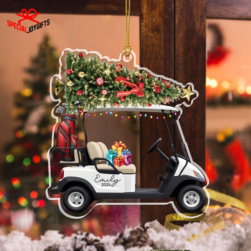 Christmas Golf Cart Decor - Etsy