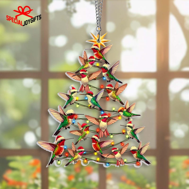 Hummingbird Christmas Tree Ornaments - Etsy