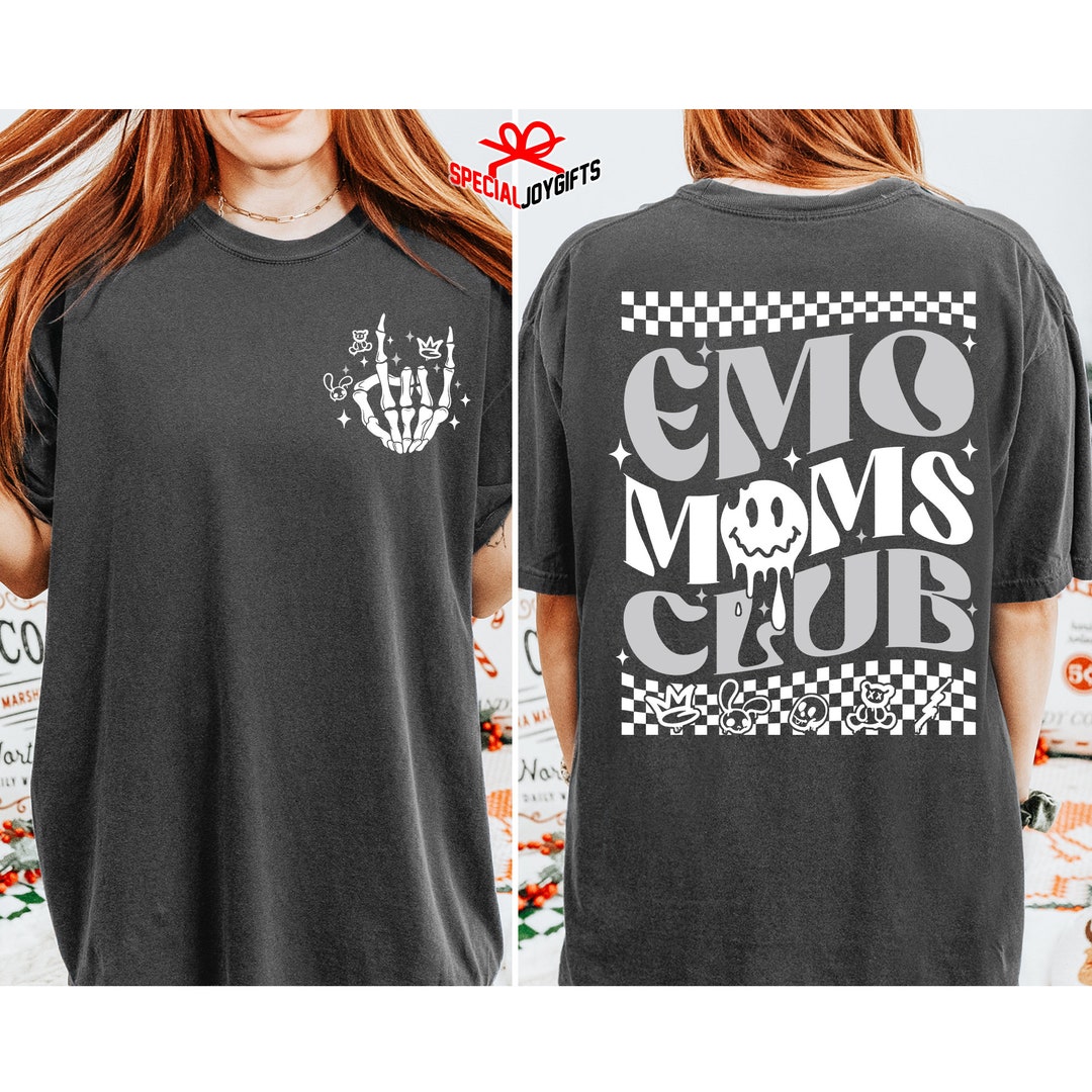 Personalized Emo Mom Shirt, Emo Moms Club Shirt, Emo Mom Gift, Elder ...