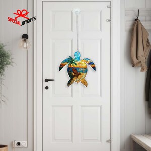 Sea Turtle Suncatcher Acrylic Window Hanging, Ocean Window Decor, Sea ...