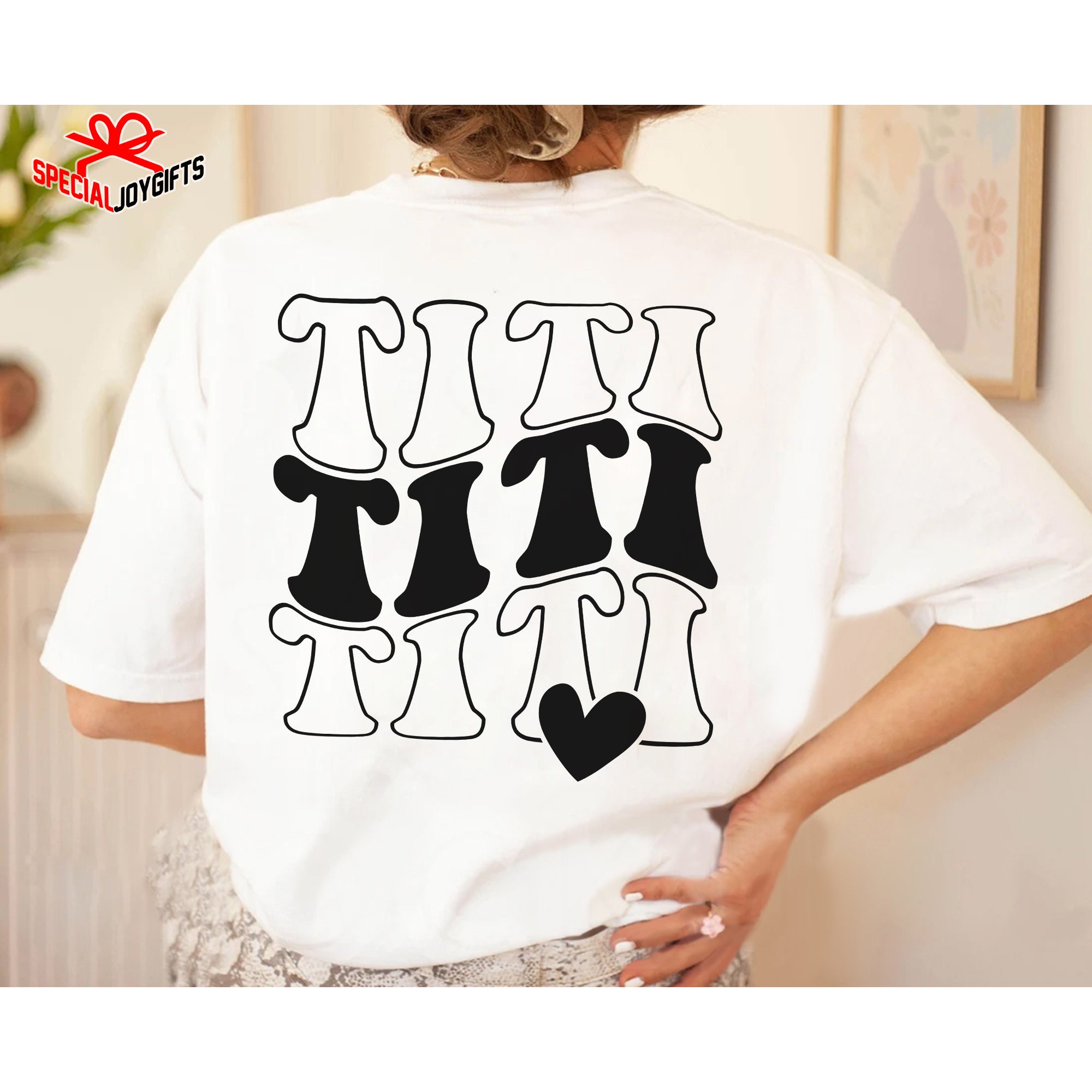 Personalized TITI Shirt,custom Titi Name Shirt,titi Shirt for Aunt,best ...