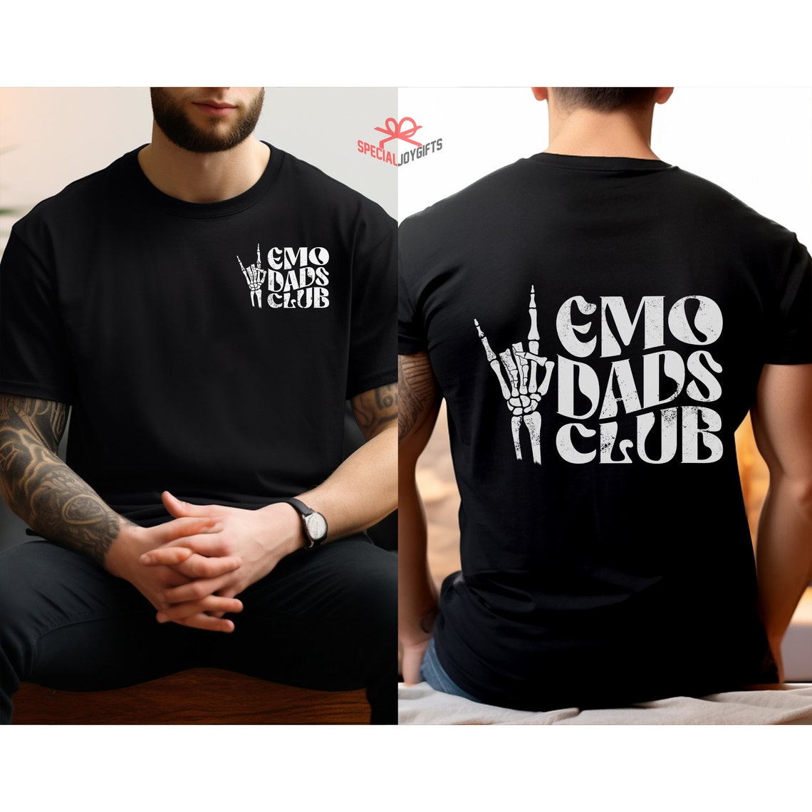 Emo Dads Club Comfort Color Shirt, Cool Dads Club, Emo Dad Tshirt ...