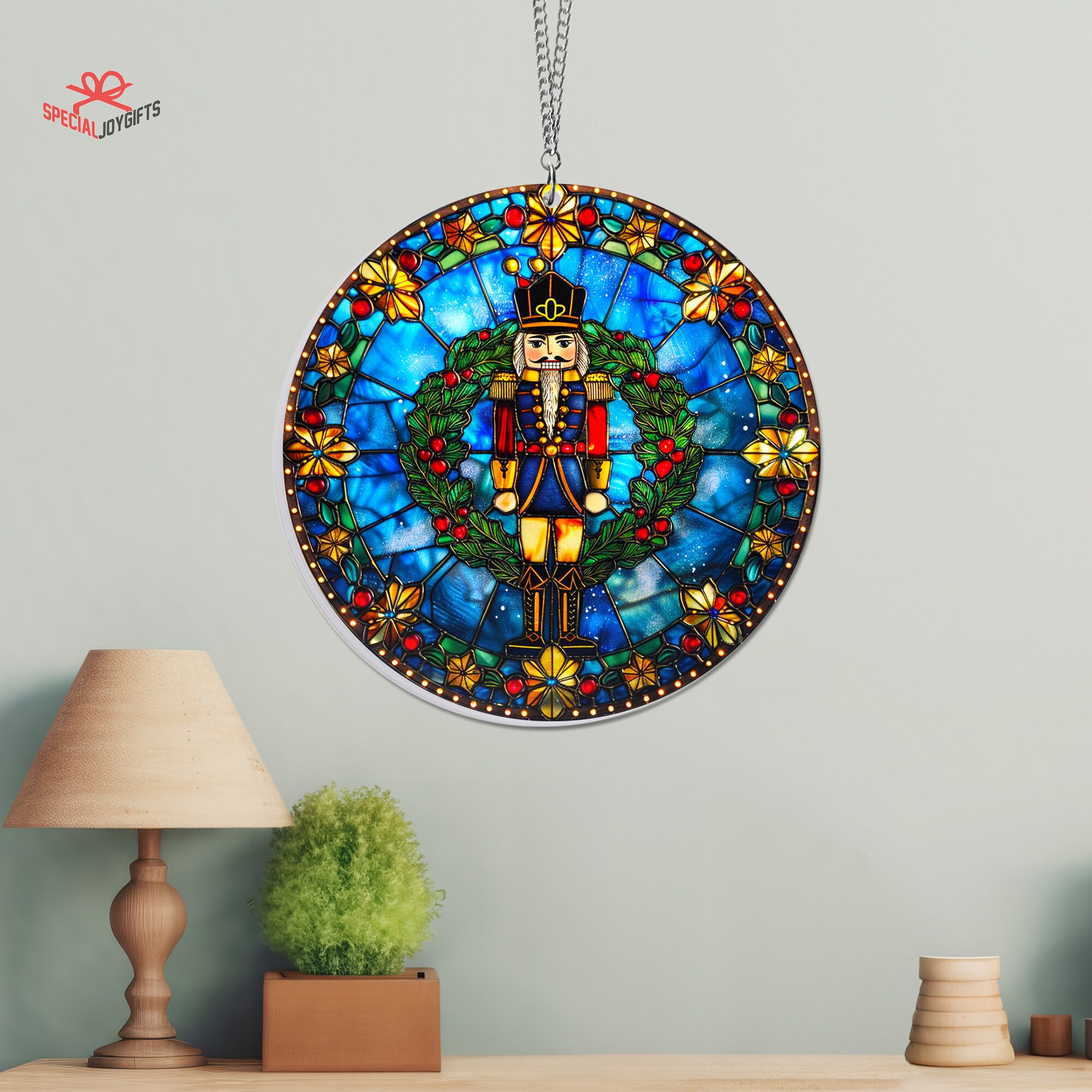 Nutcracker Acrylic Window Hanging Sign, Nutcracker Ornament Window ...