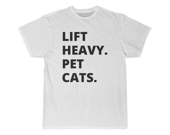 Lift Heavy Pet Cats Shirt - Etsy