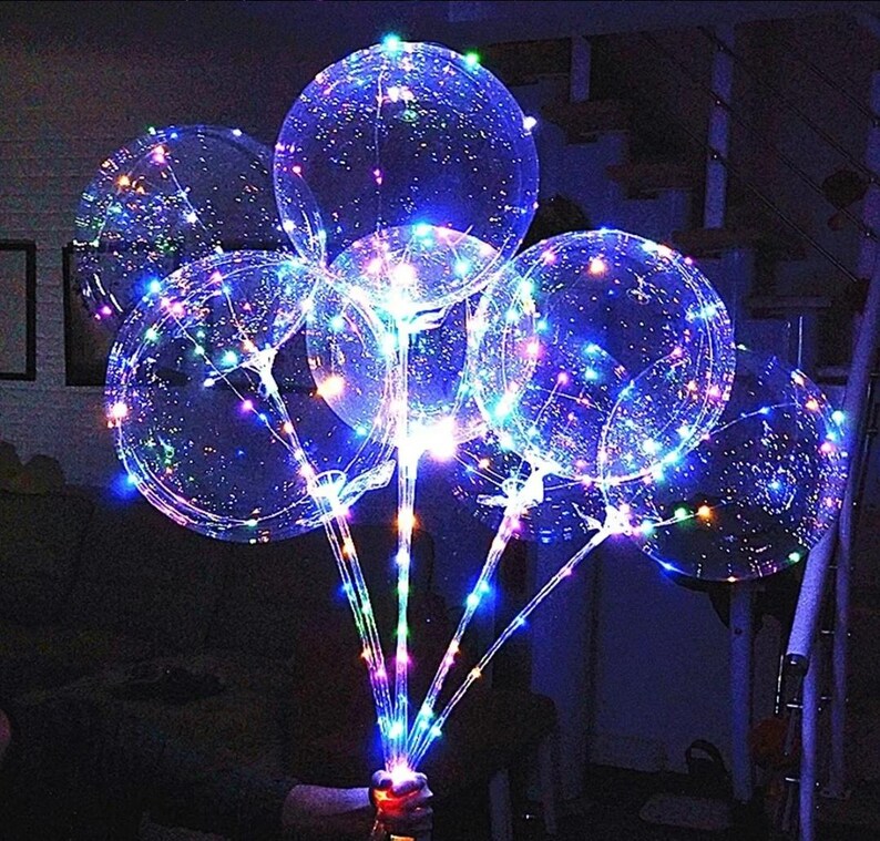 20pc LED Light up Balloons - Etsy