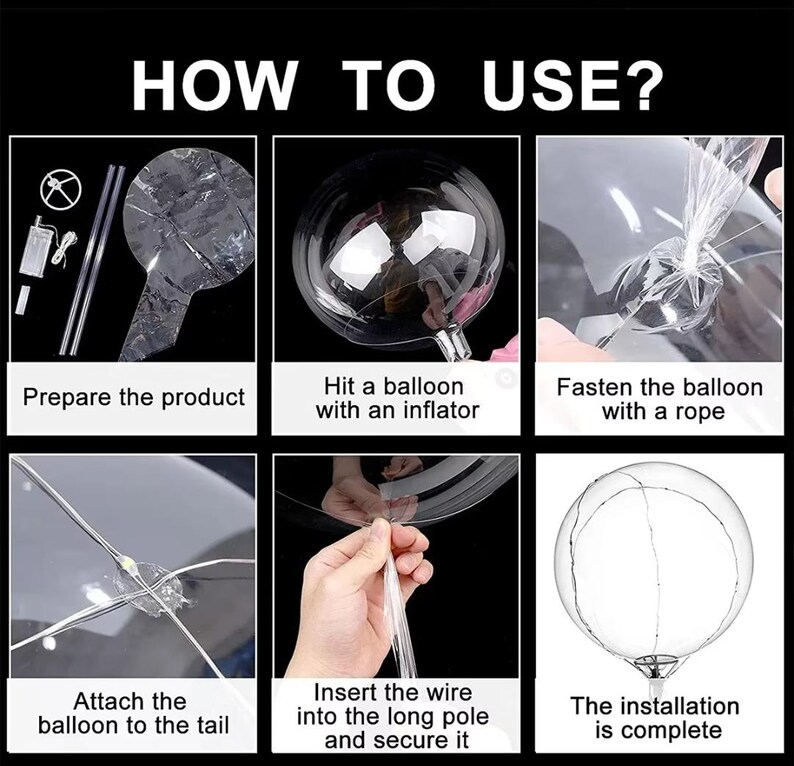 20pc LED Light up Balloons - Etsy