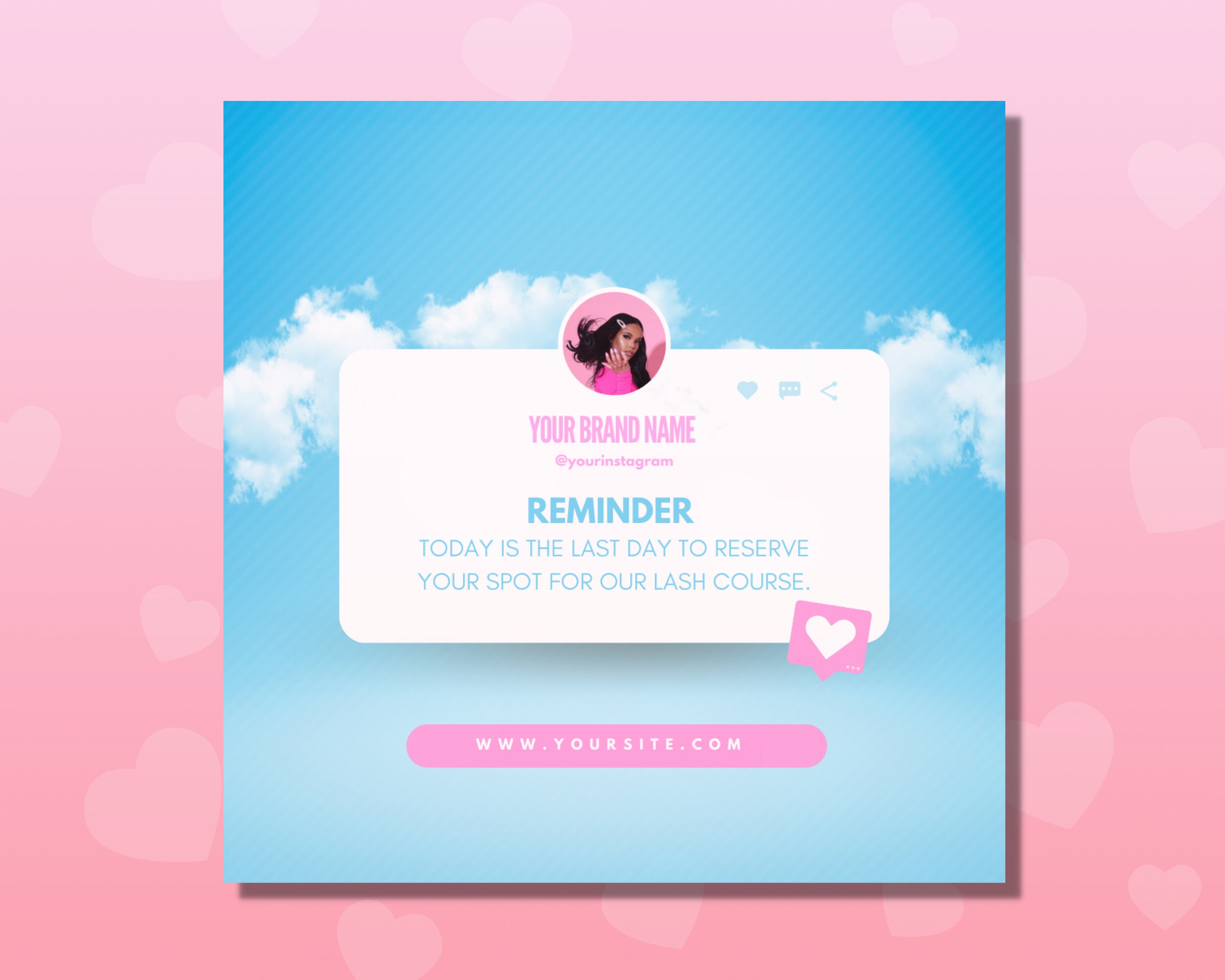 Reminder Flyer, Reminder Editable Flyer Template, Reminder Diy Flyer ...