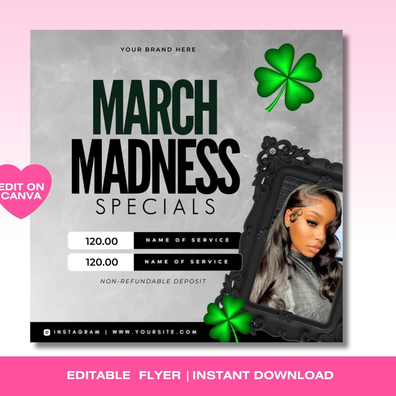 March Madness Flyer - Etsy