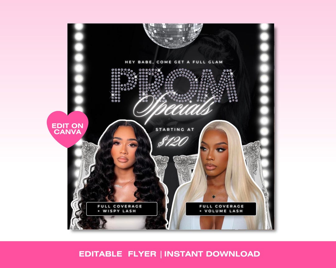 Prom Booking Flyer, Prom Flyer, Prom Specials, Prom Queen, MUA ...