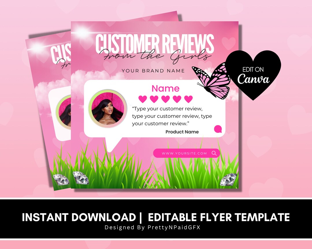 Customer Review Flyer, Client Review Feature, Customer Feature, Client ...