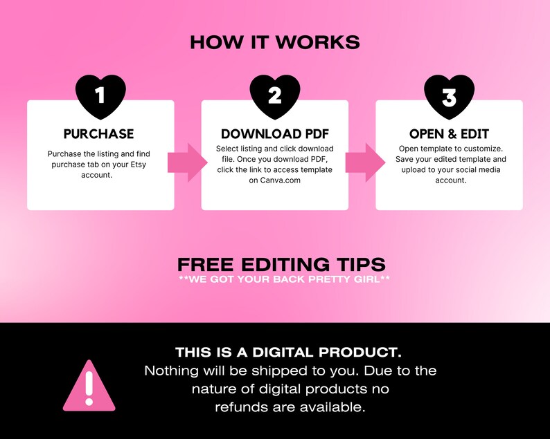 We Have Restocked Flyer Template: DIY Editable Design (digital Download ...